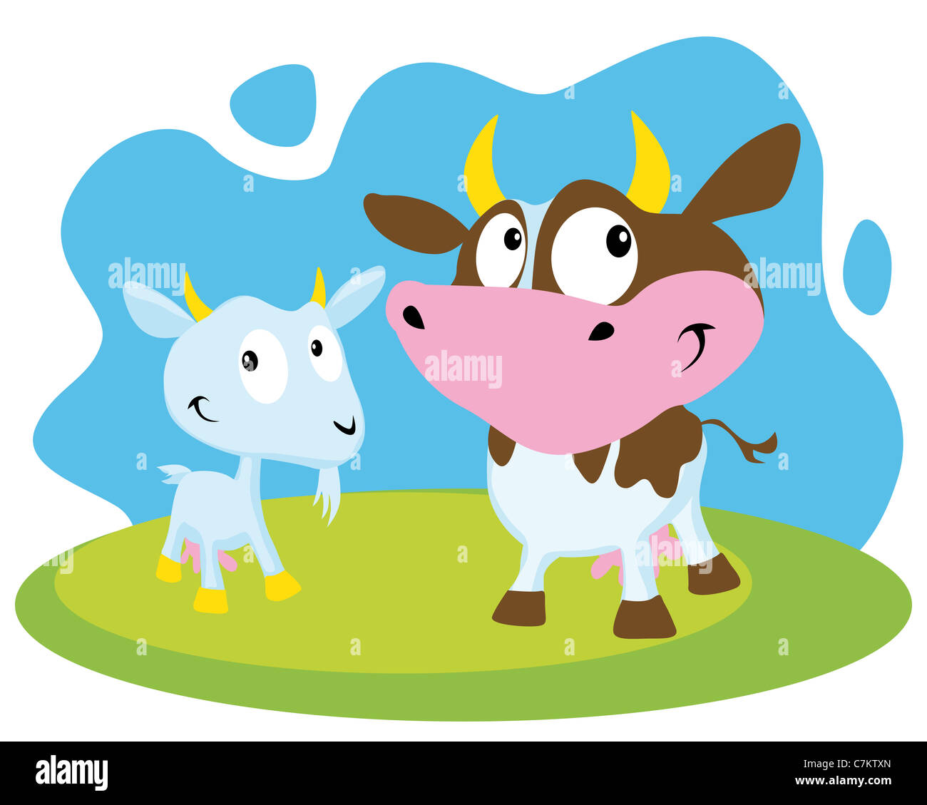 Goat Cartoon Stock Photos & Goat Cartoon Stock Images - Alamy