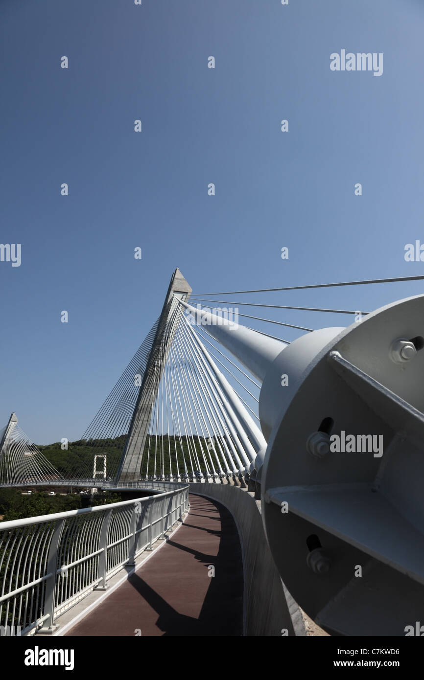 The New 2011Terenez Bridge Designed by Architect Charles Lavigne ...