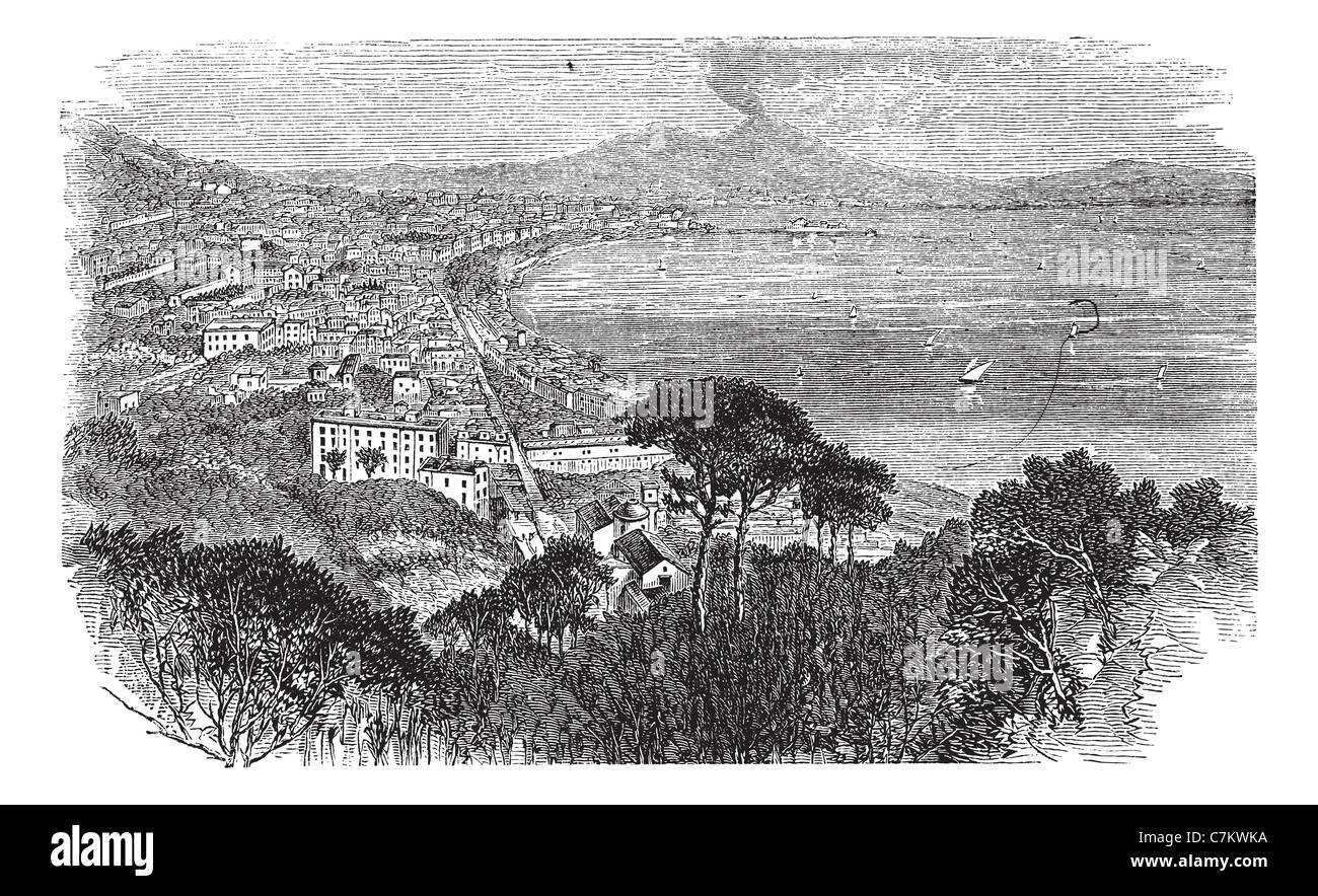 Gulf naples mount vesuvius Cut Out Stock Images & Pictures - Alamy