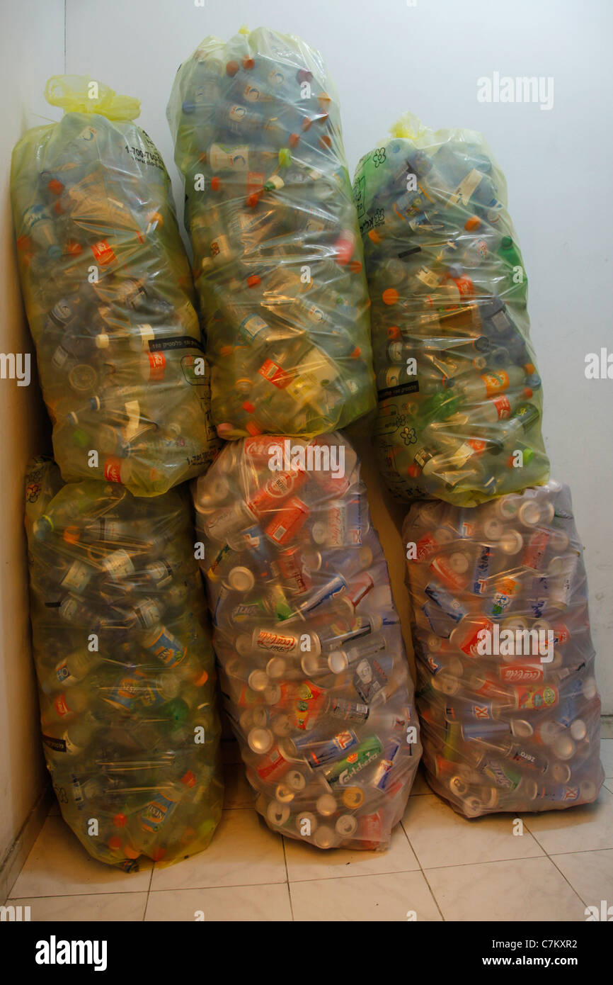 Stack of plastic bottles Stock Photo - Alamy