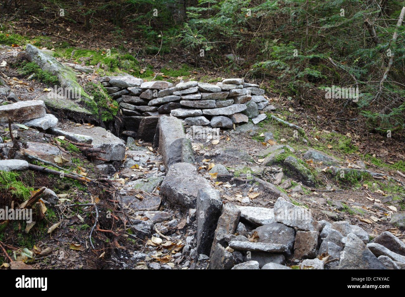 Waterbar drainage ditch trail hi-res stock photography and images - Alamy