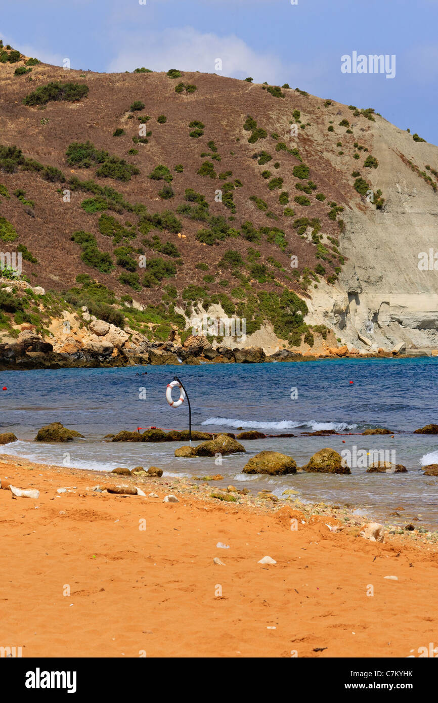 Beach in Gozo Stock Photo - Alamy