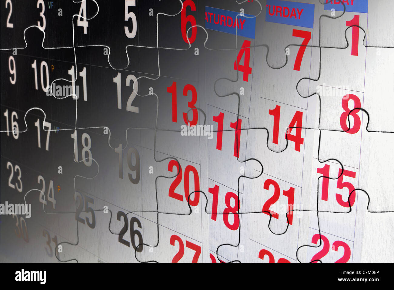 Complete calendar hi-res stock photography and images - Alamy