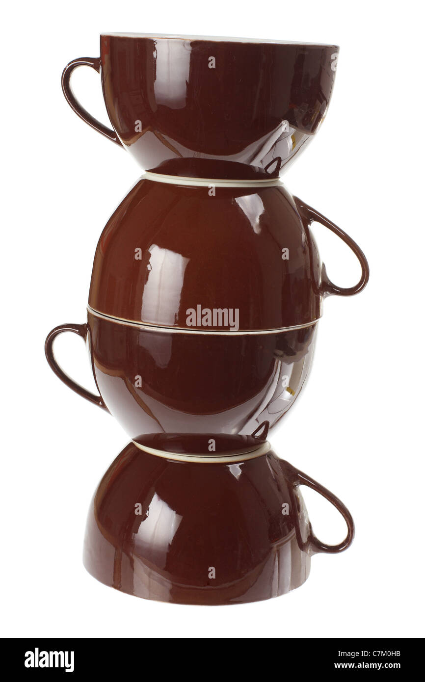 Stacked tea cups hi-res stock photography and images - Alamy