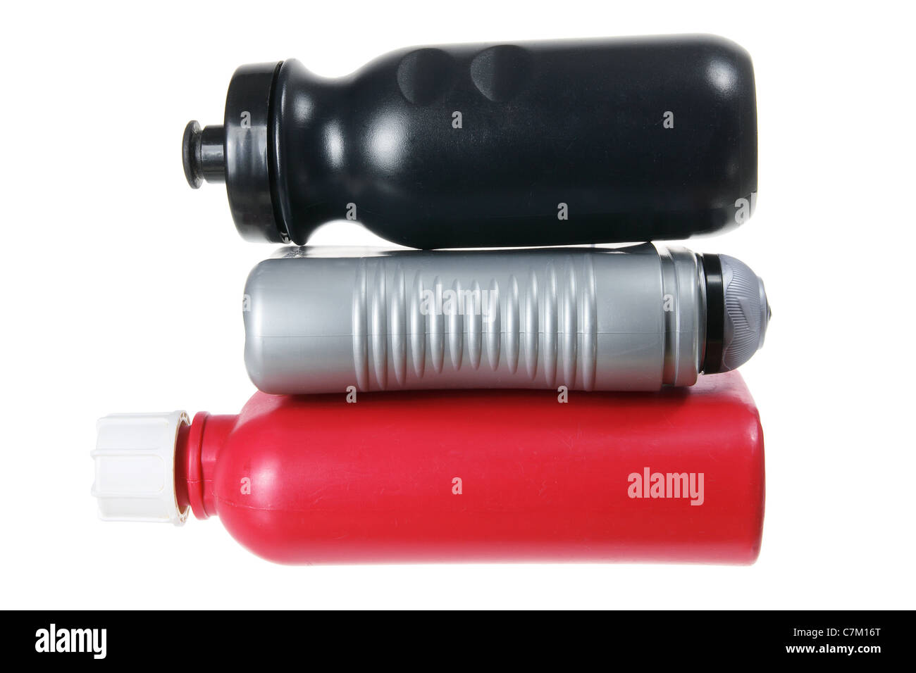 Stack of Plastic Flasks Stock Photo - Alamy