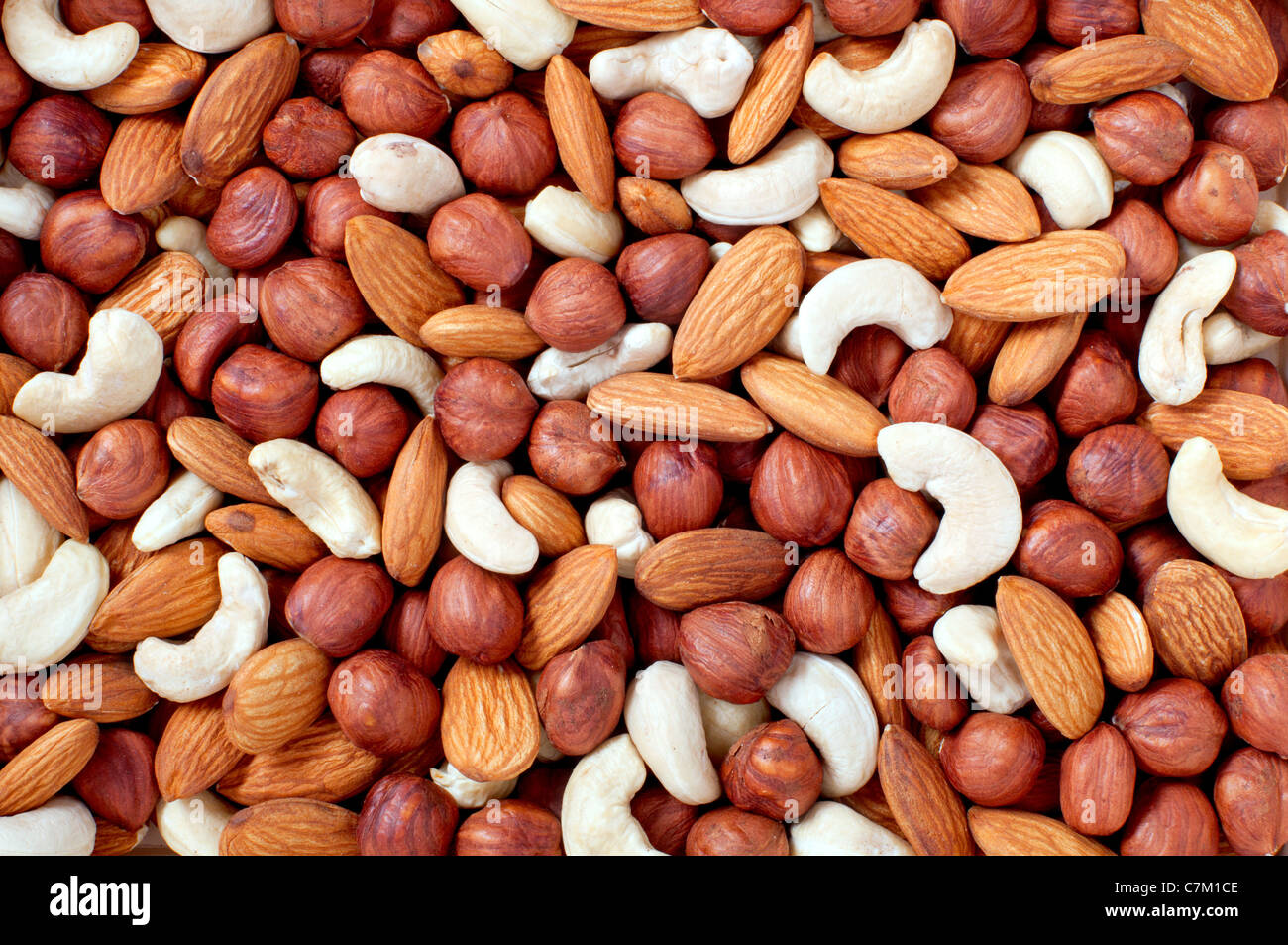 Nuts background hi-res stock photography and images - Alamy