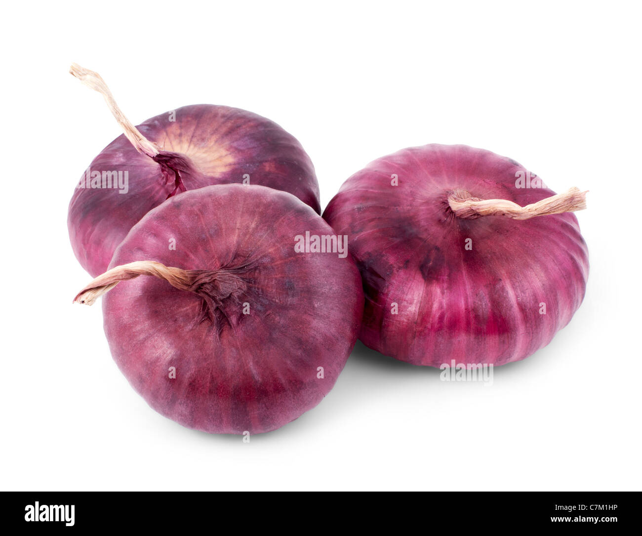 purple onion isolated on a white background Stock Photo - Alamy