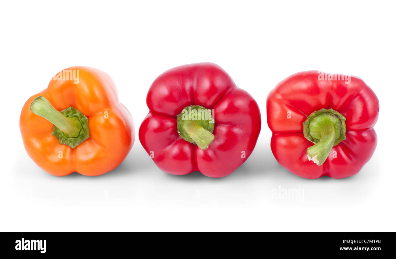 paprika isolated on white background Stock Photo - Alamy
