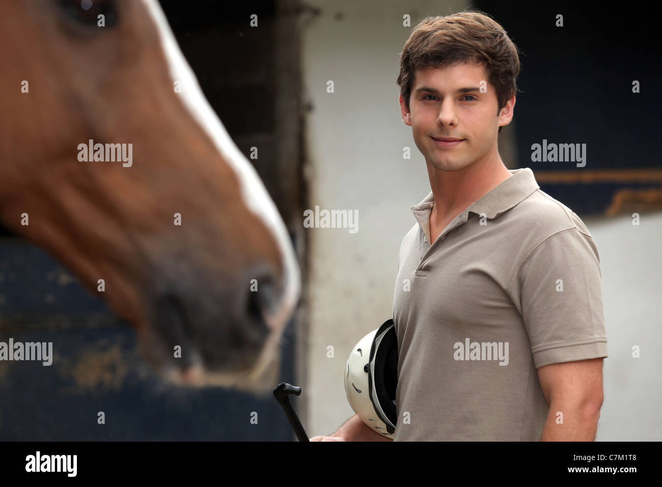 Mustang horse rider hi-res stock photography and images - Alamy