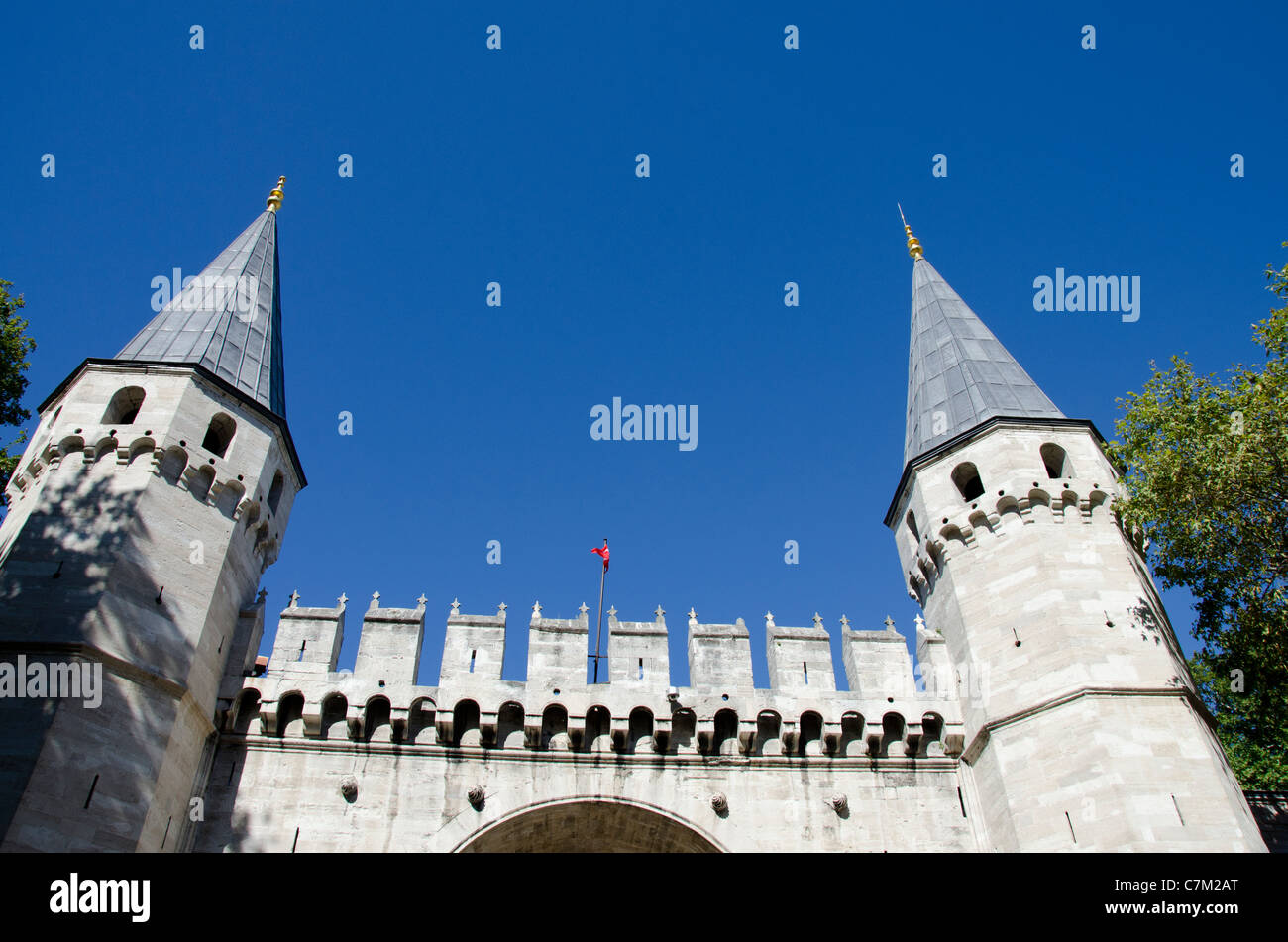 Turkey, Istanbul. Topkapi Palace (aka Topkapi Sarayi), circa 15th ...