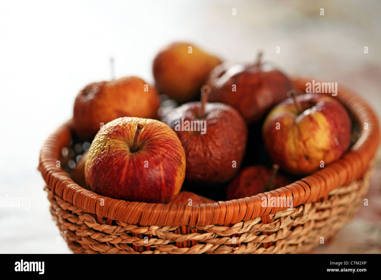 Apple basket rotten hi-res stock photography and images - Alamy