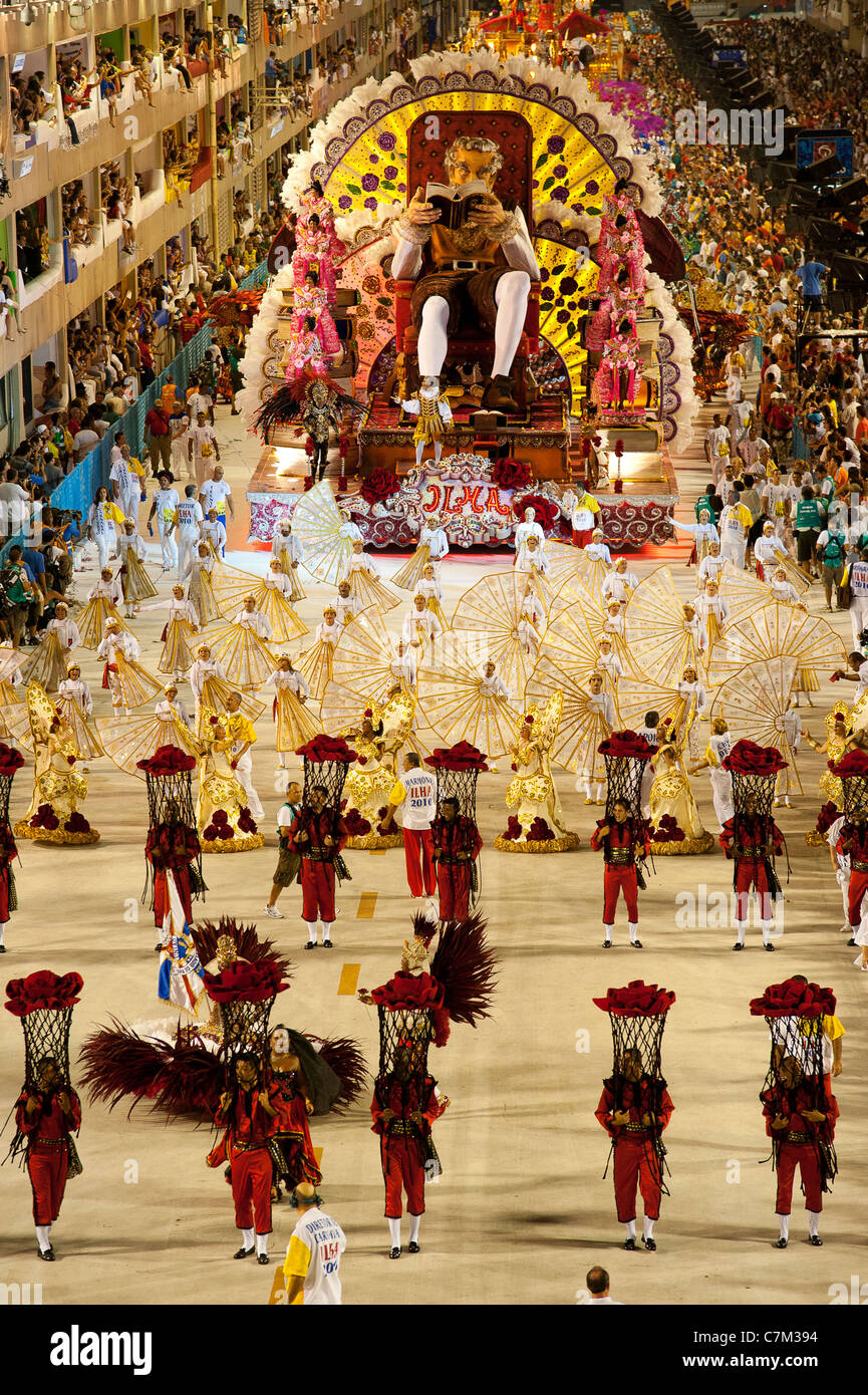 Carnival parade in Sambodromo, is Rio de Janeiro main cultural display ...