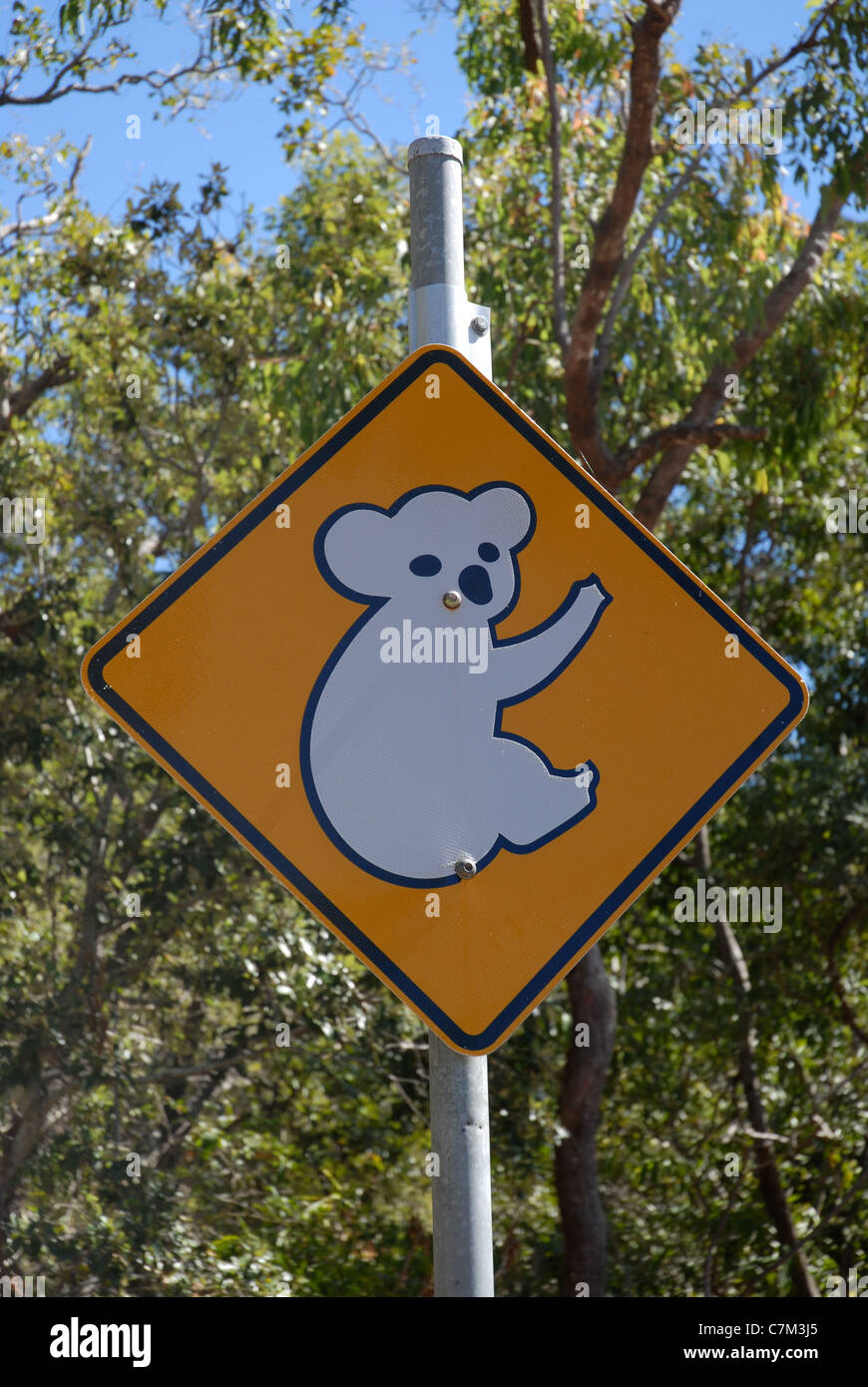 koala road sign, Picnic Bay, Magnetic Island, Queensland, Australia ...