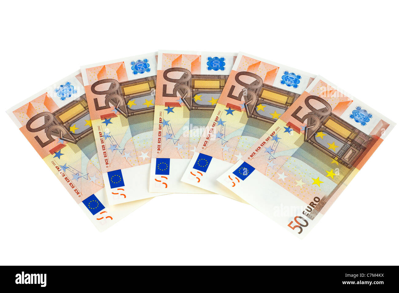 Euro banknotes - 50 Euro denomination Stock Photo - Alamy