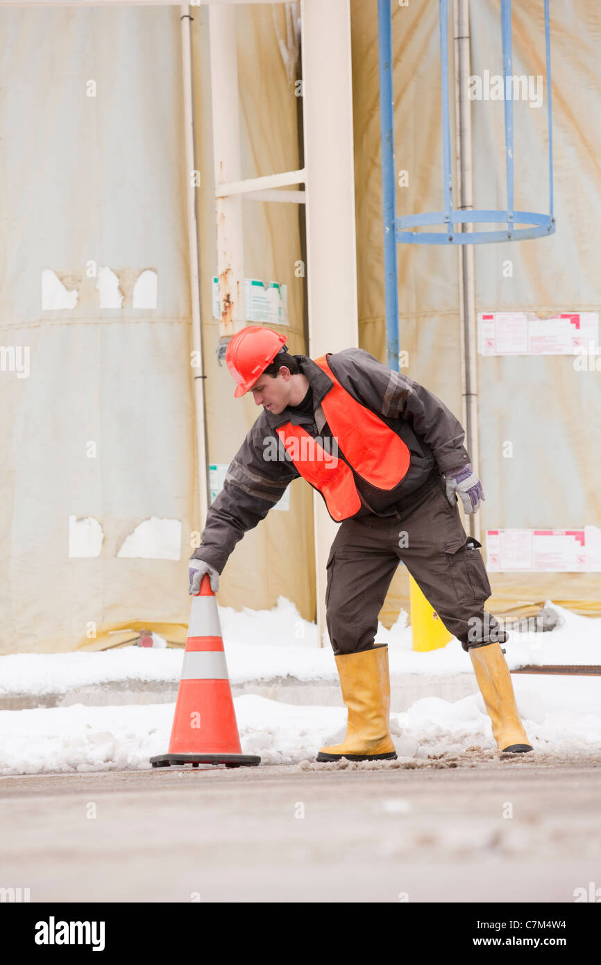 Construction site cone hi-res stock photography and images - Alamy