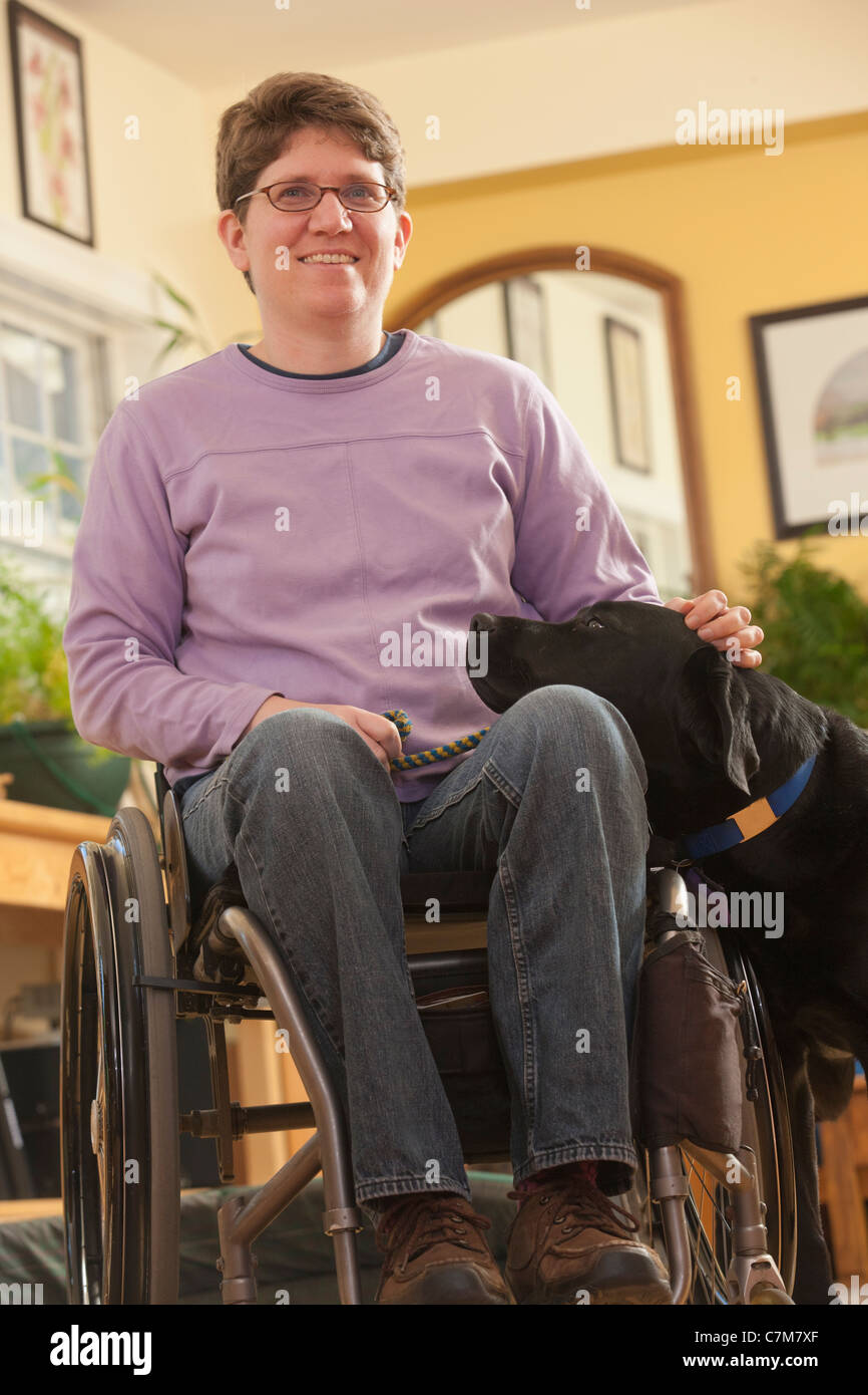 Multiple Sclerosis Patient In Wheelchair