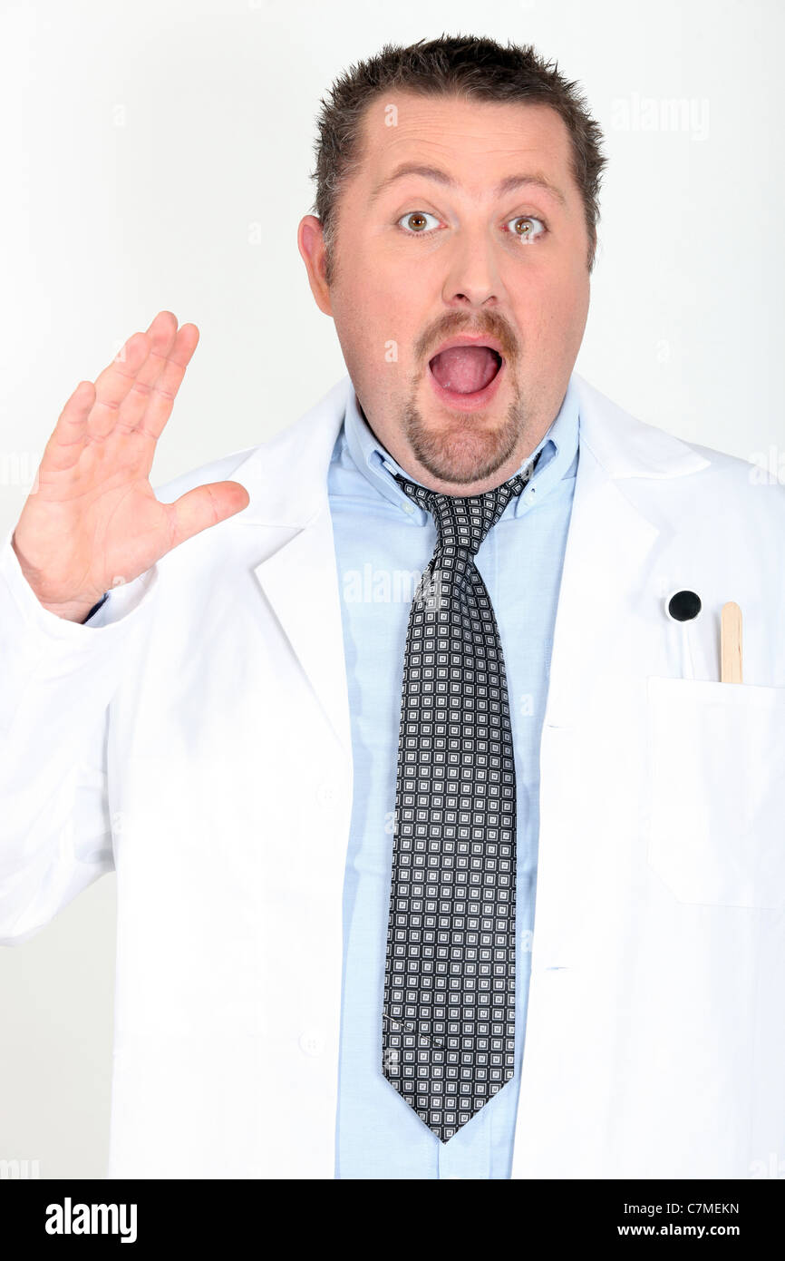 A surprised doctor Stock Photo - Alamy
