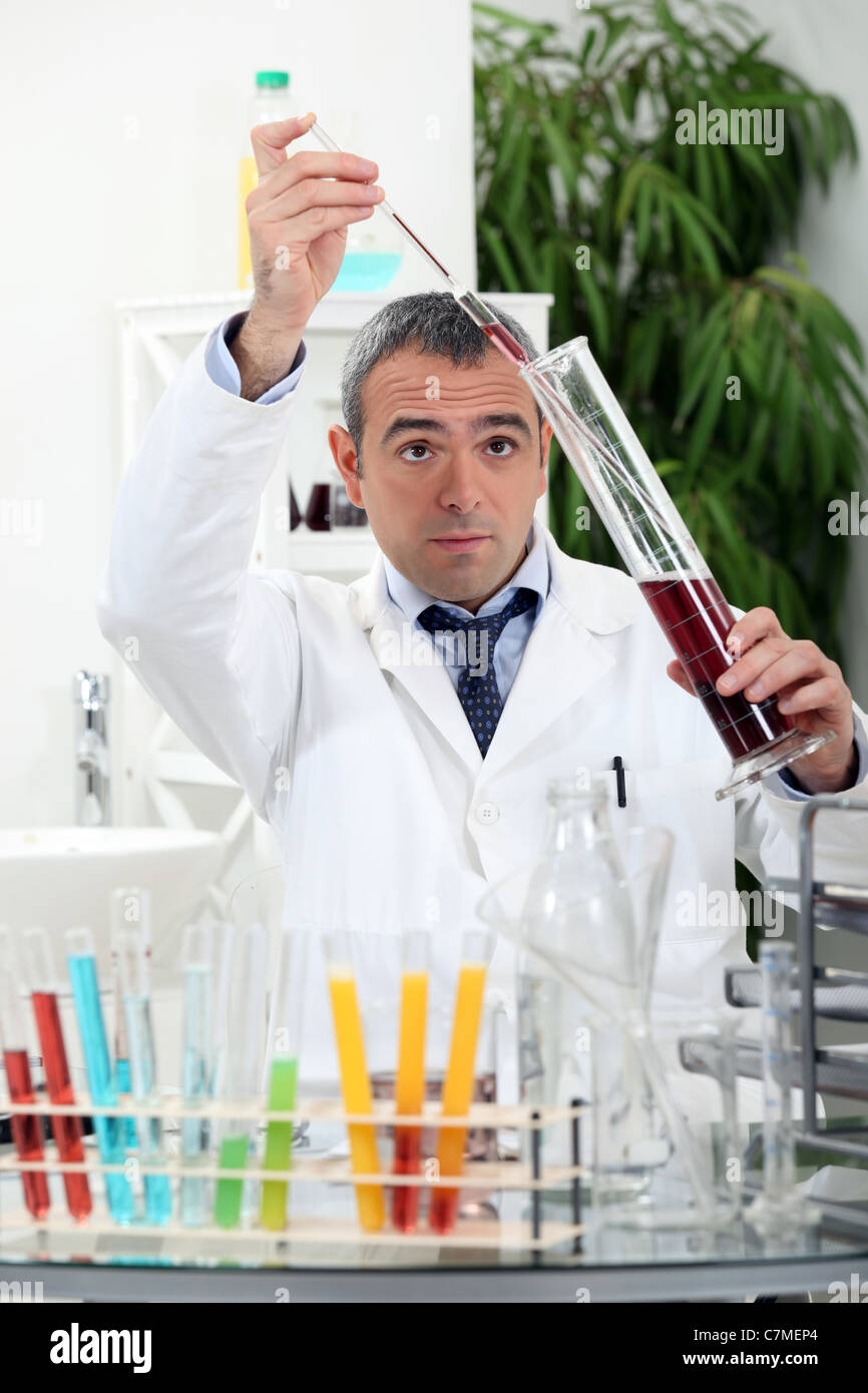 Ph test man hi-res stock photography and images - Alamy