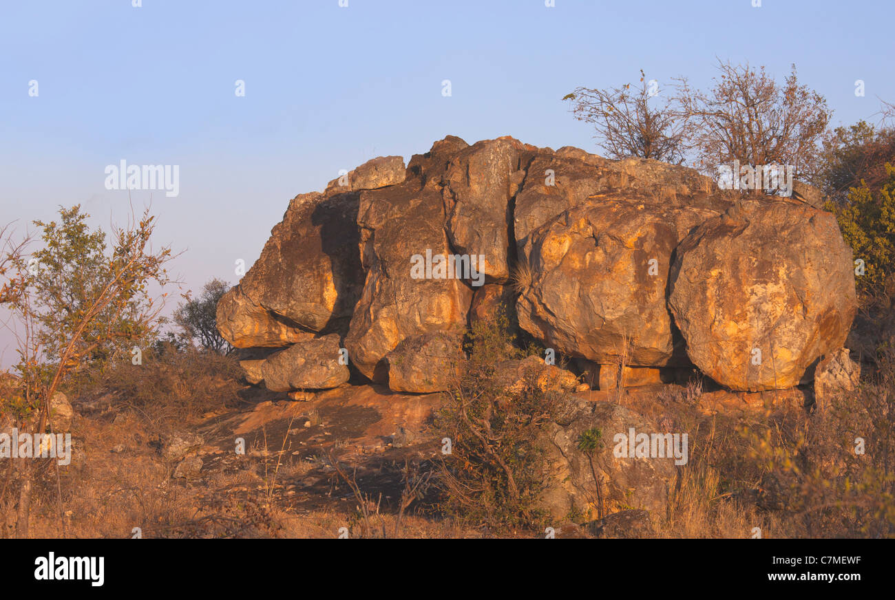 rockformation at sunrise Stock Photo - Alamy