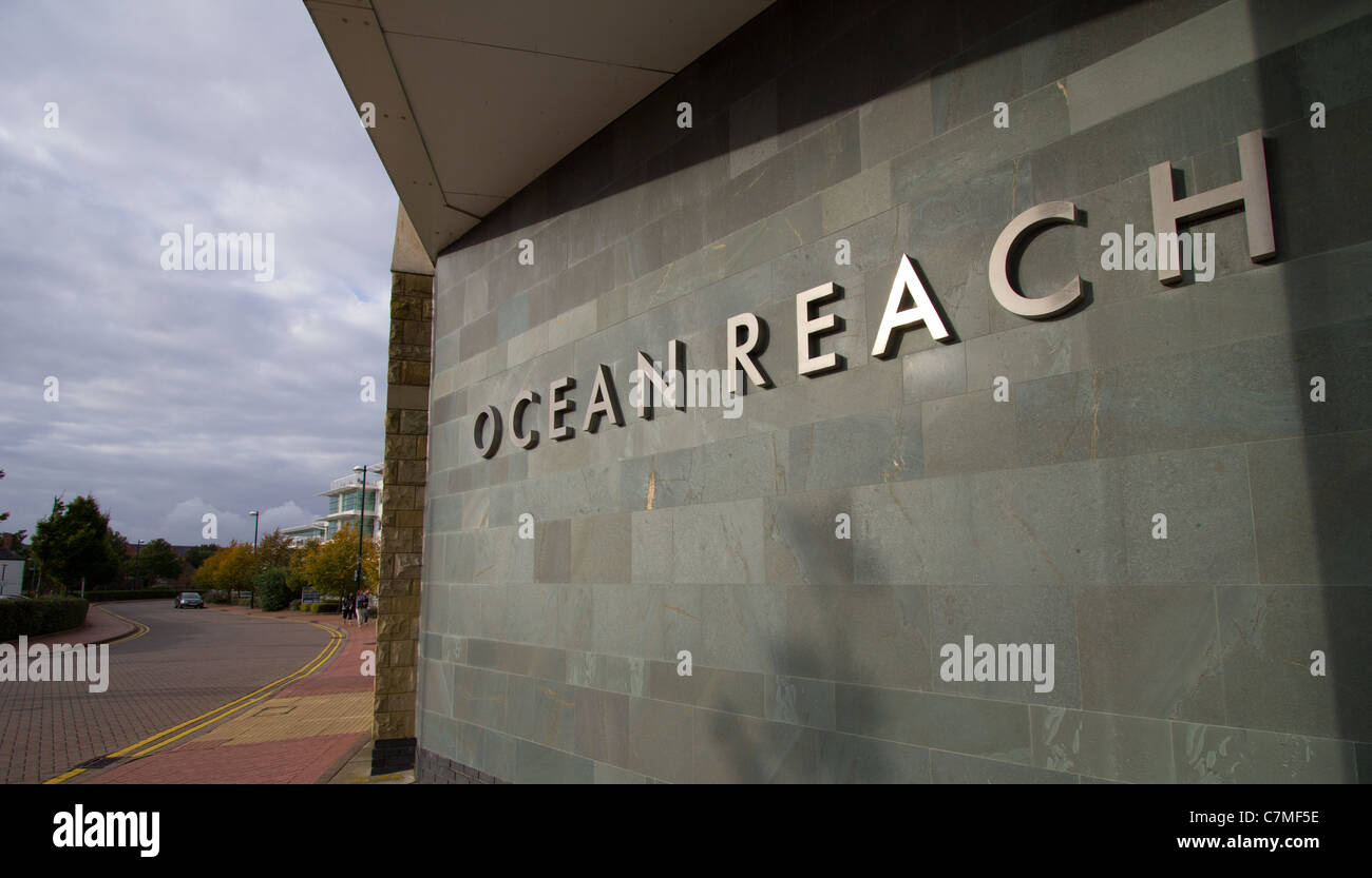 Ocean Reach Cardiff Bay Stock Photo - Alamy