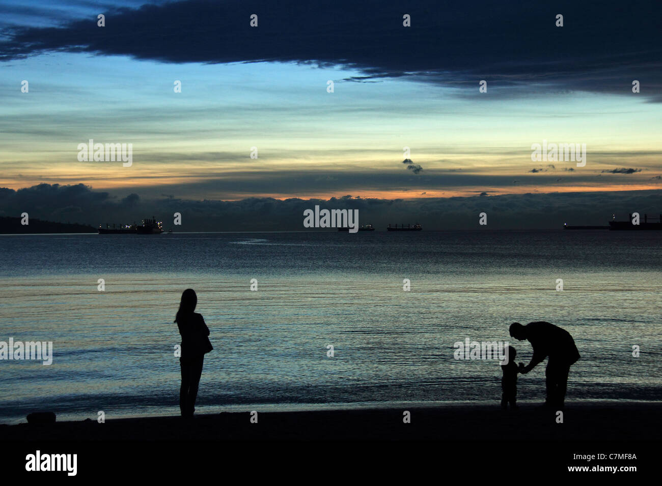 Separation at Sunset Stock Photo - Alamy