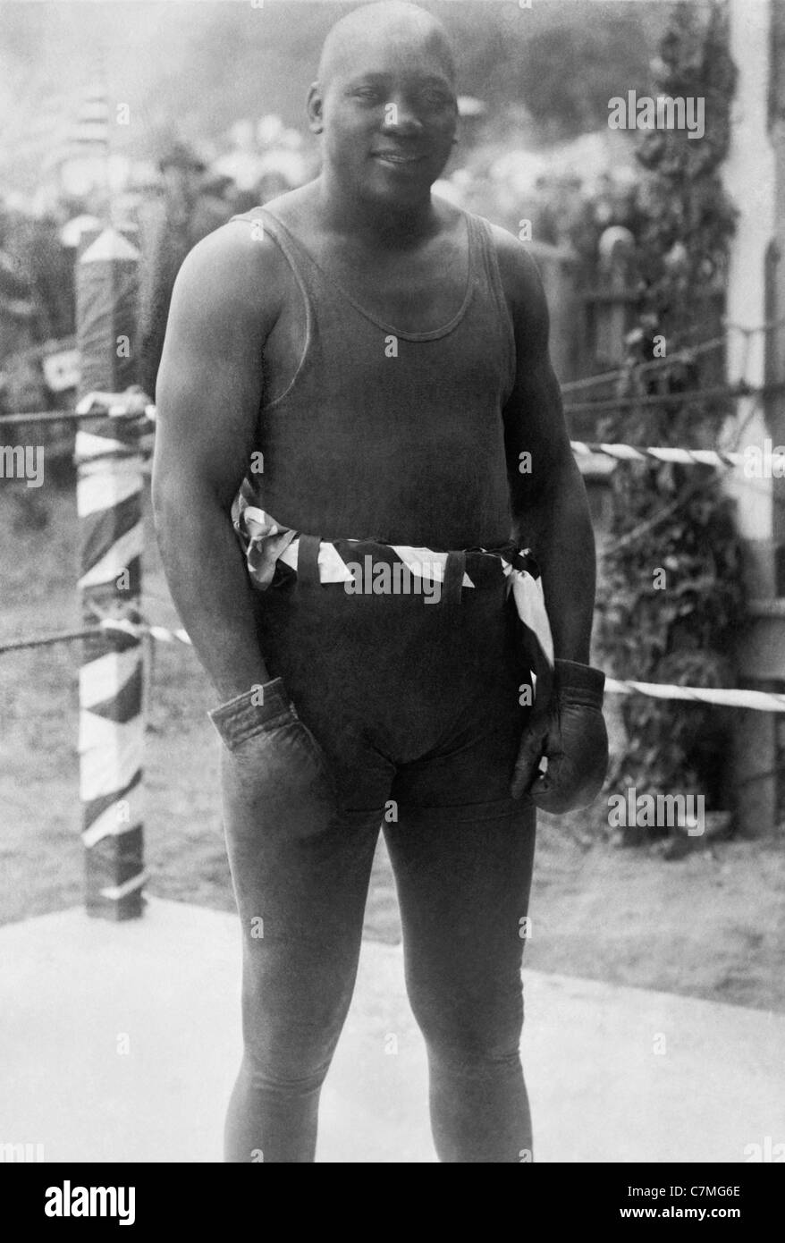 Vintage photo of boxer Jack Johnson (1878 – 1946) – Johnson, known as ...