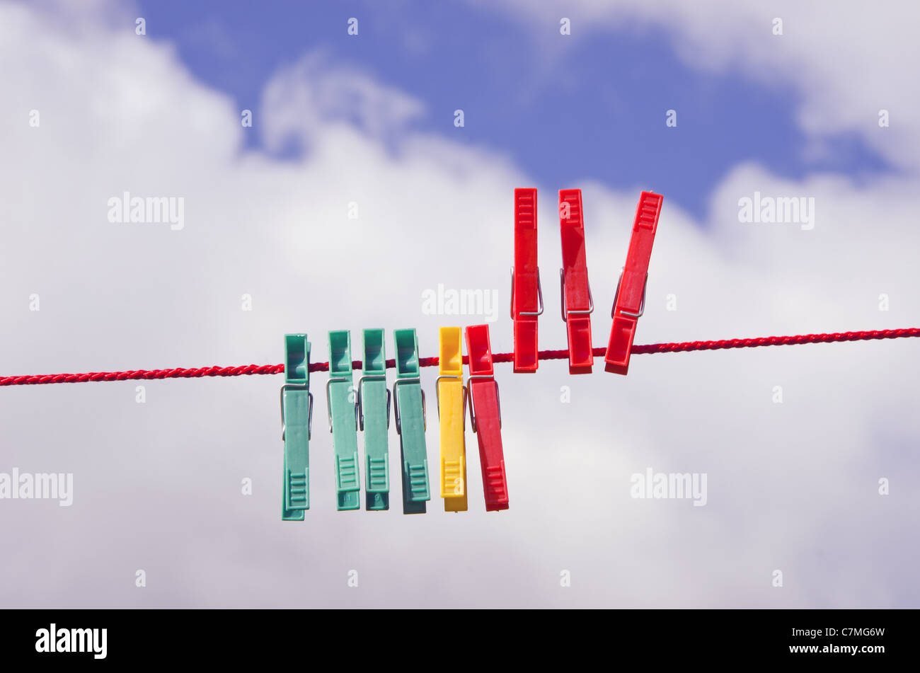 Clothes sky hi-res stock photography and images - Alamy