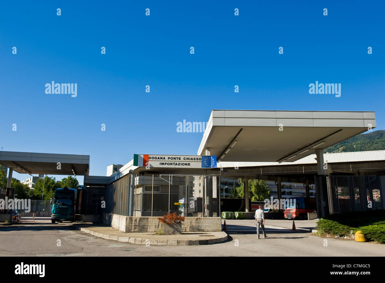 Italian border chiasso custom hi-res stock photography and images - Alamy