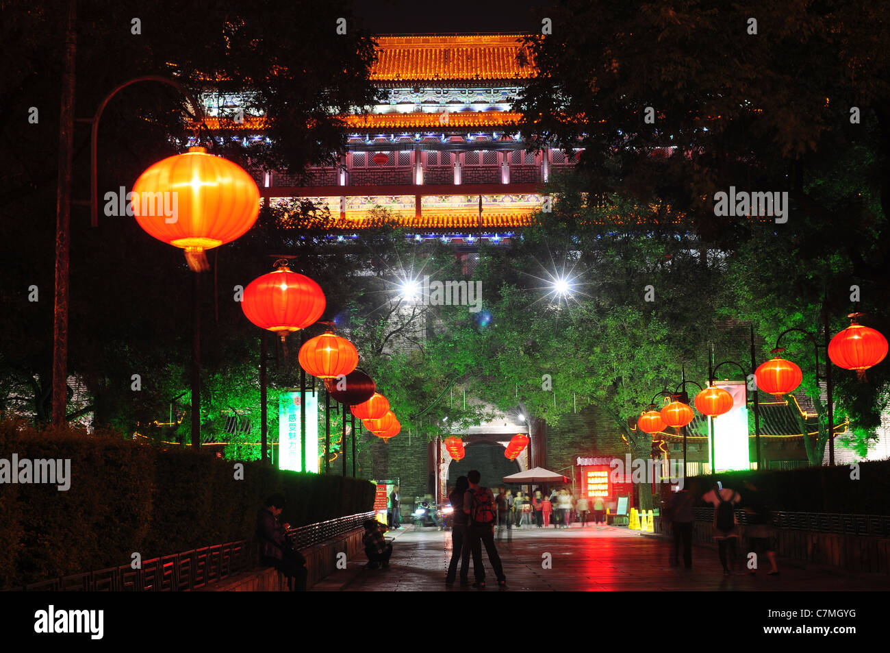 The famous ancient city of Xian, China Stock Photo - Alamy