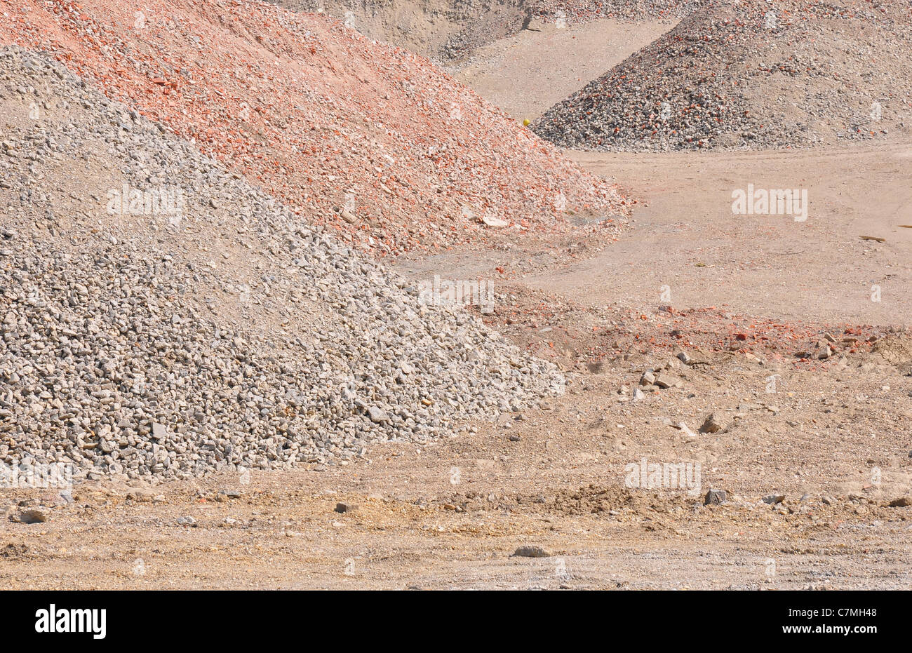 Waste rock heap Stock Photo - Alamy