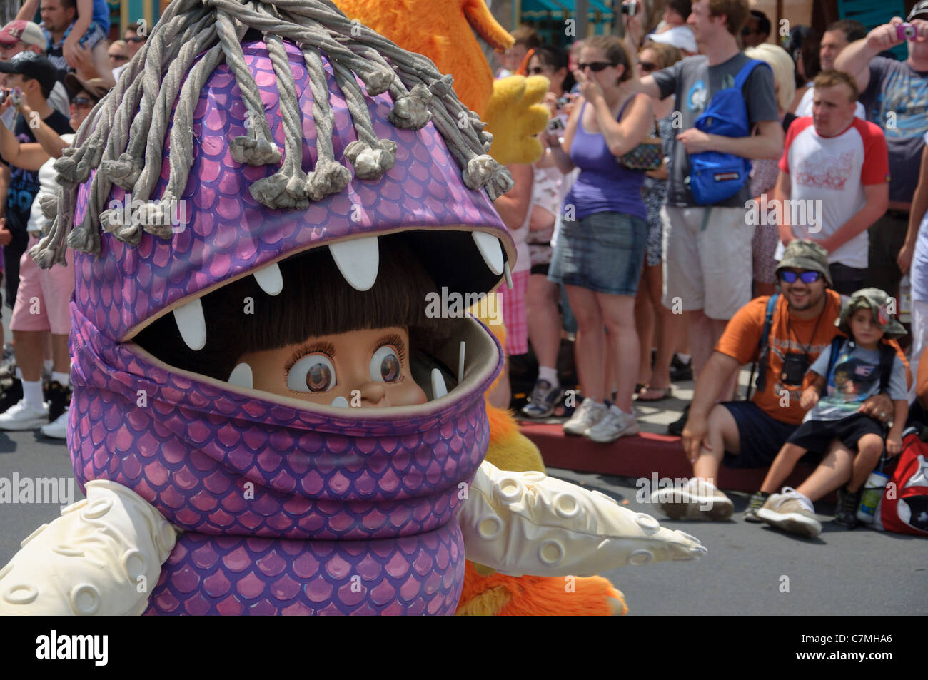boo monsters inc in the disney pixar countdown to fun parade in walt ...