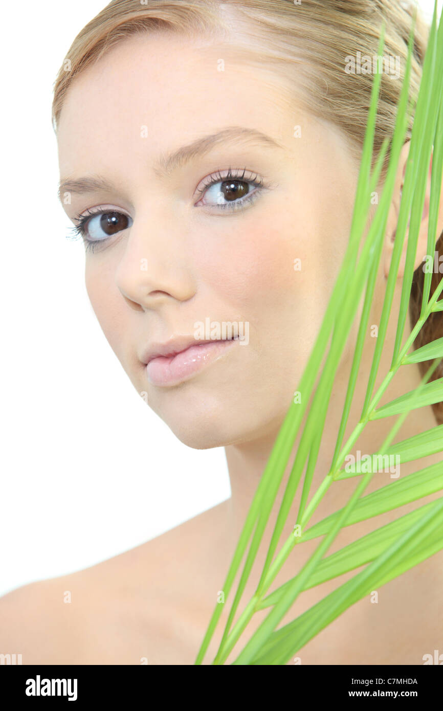 Portrait of young woman Stock Photo - Alamy