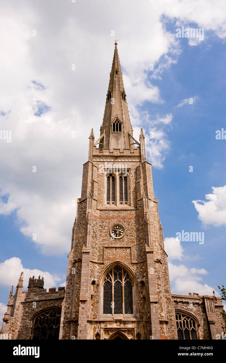 "St John the Baptist", Thaxted Church, Essex, England, UK Stock Photo ...