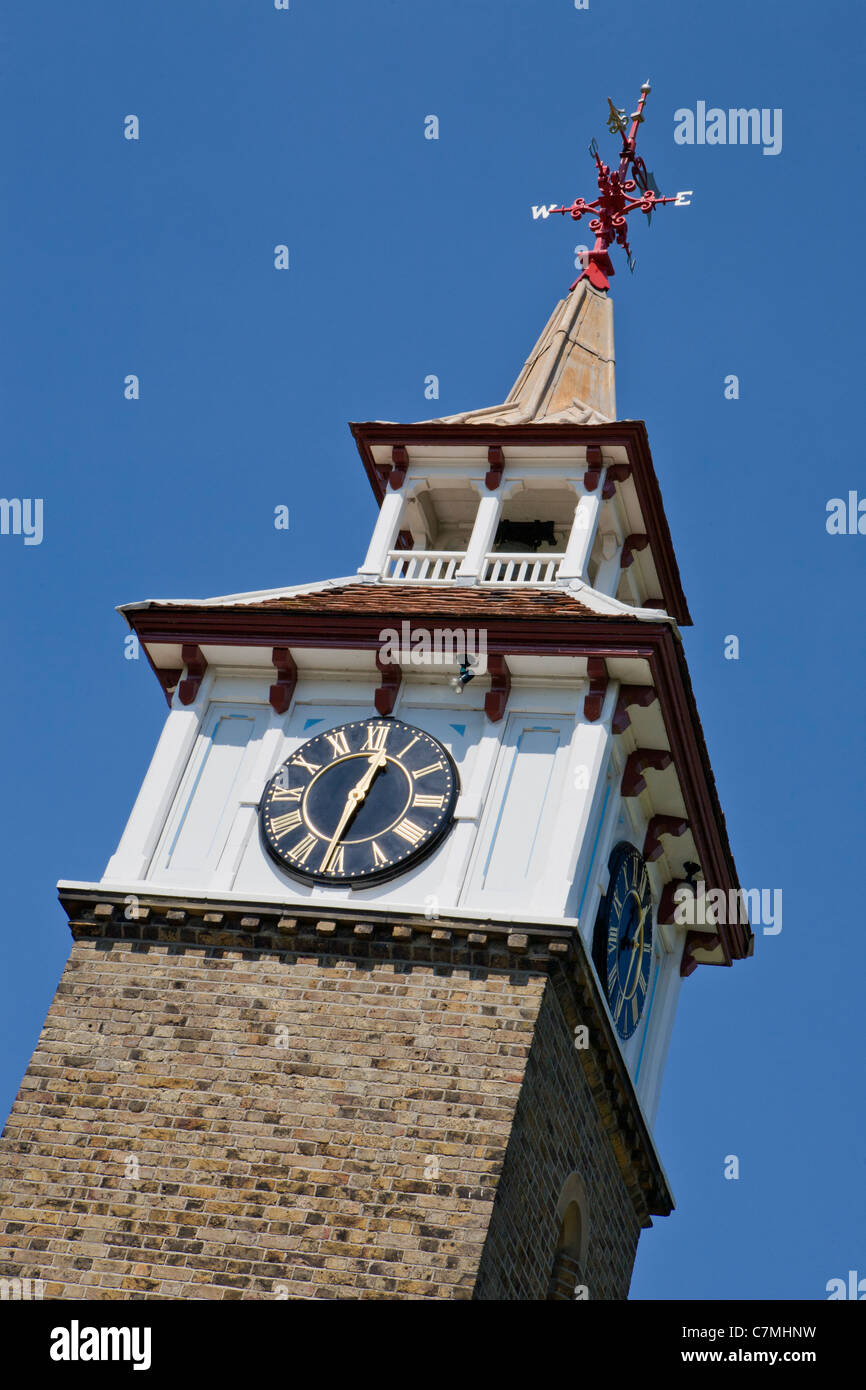Clock Tower Landmark, Harlow, Essex Stock Photo - Alamy