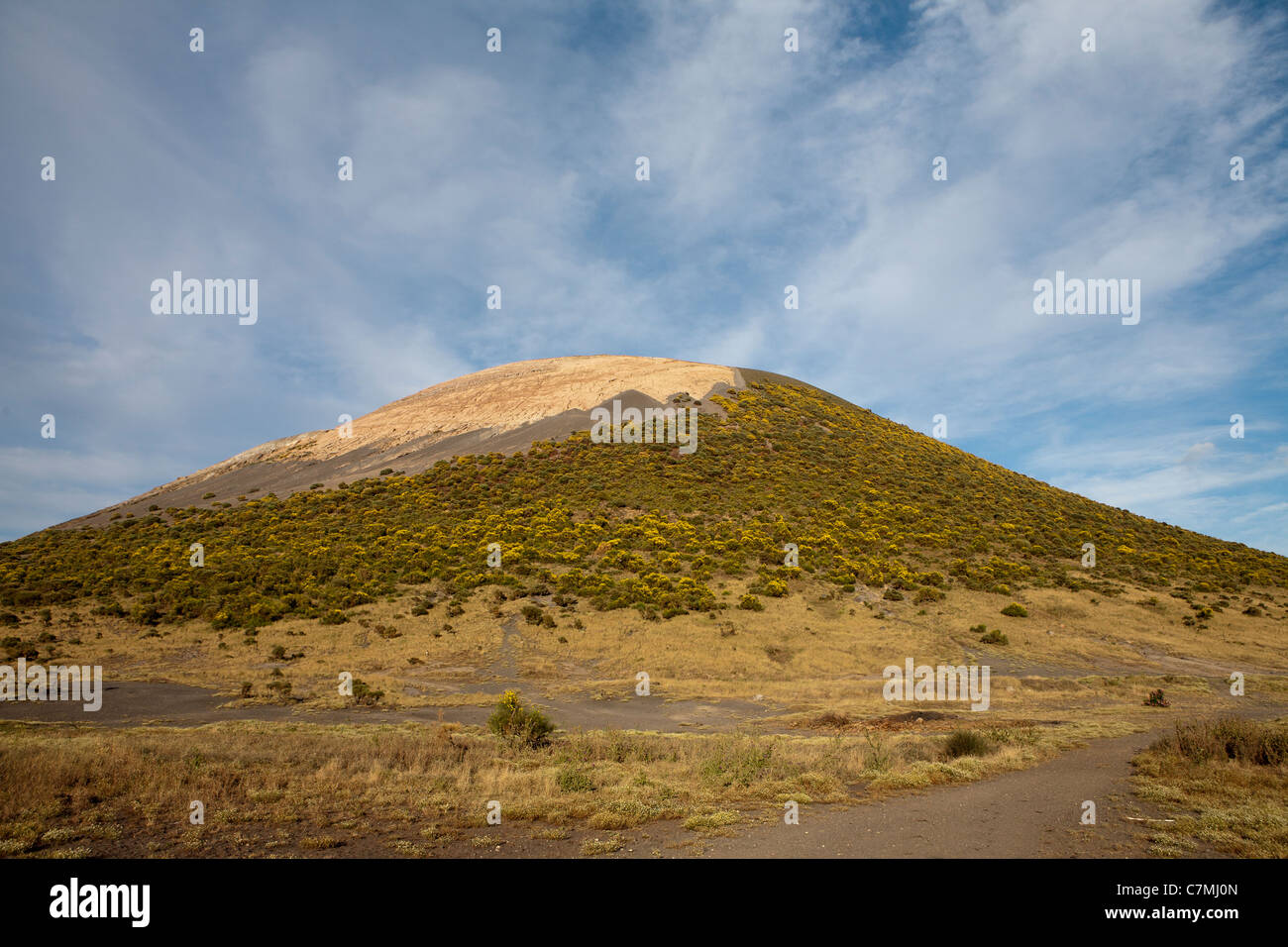 Vulcano island, the volcano Stock Photo - Alamy
