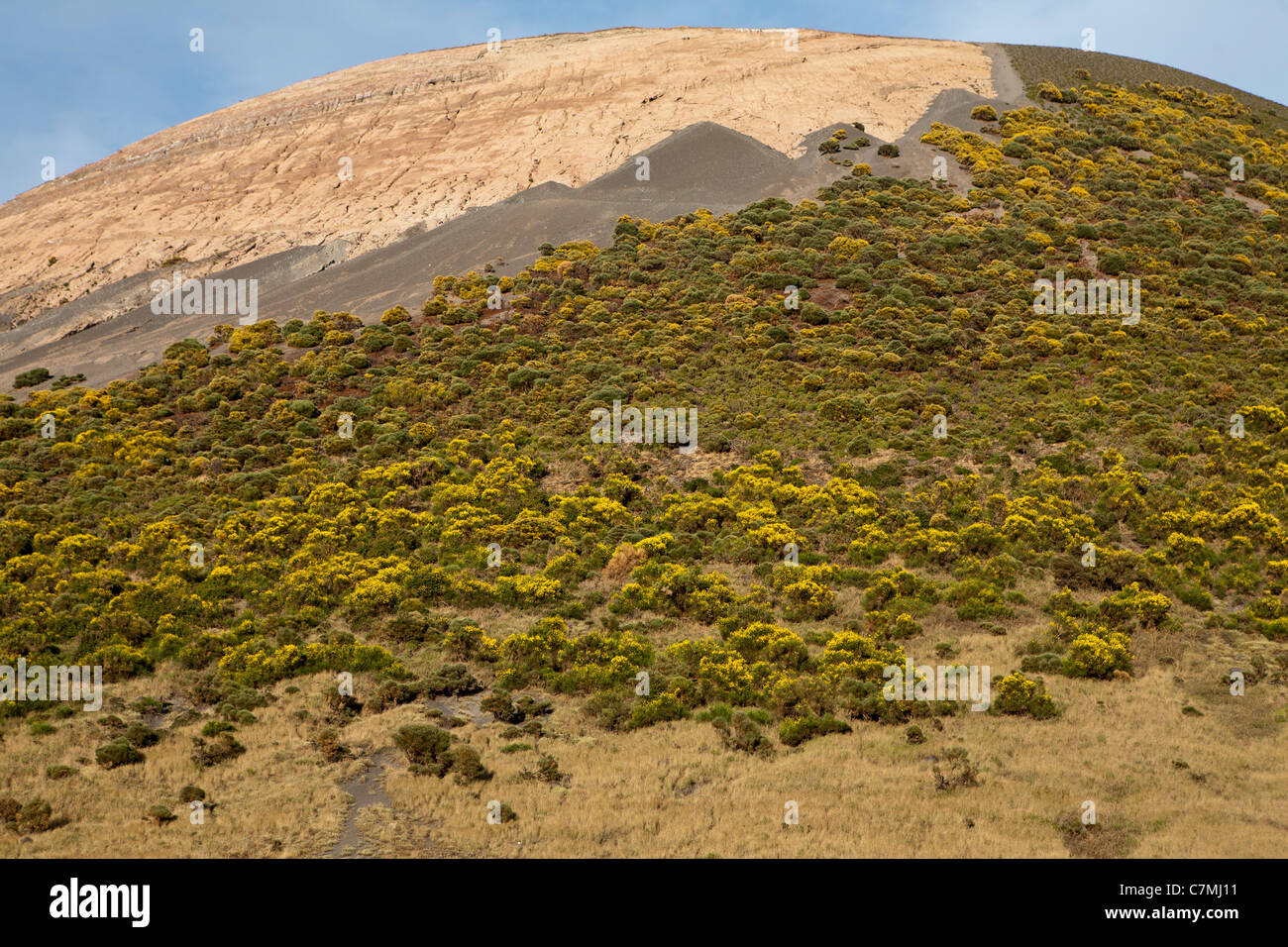 Vulcano island, the volcano Stock Photo - Alamy