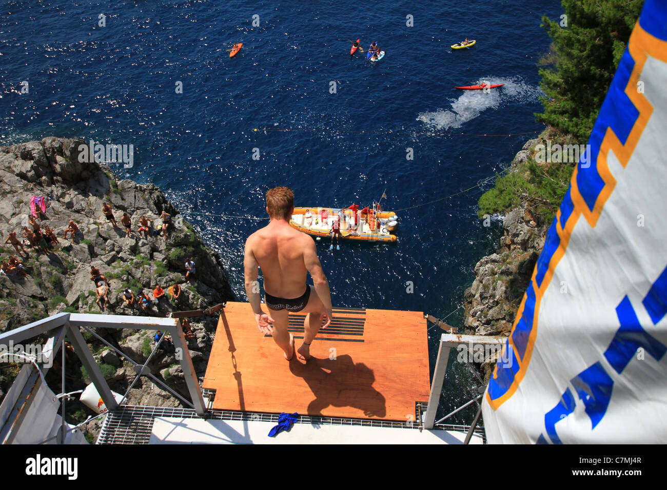 "MarMeeting" (the high diving world-wide championship) takes place; the ...
