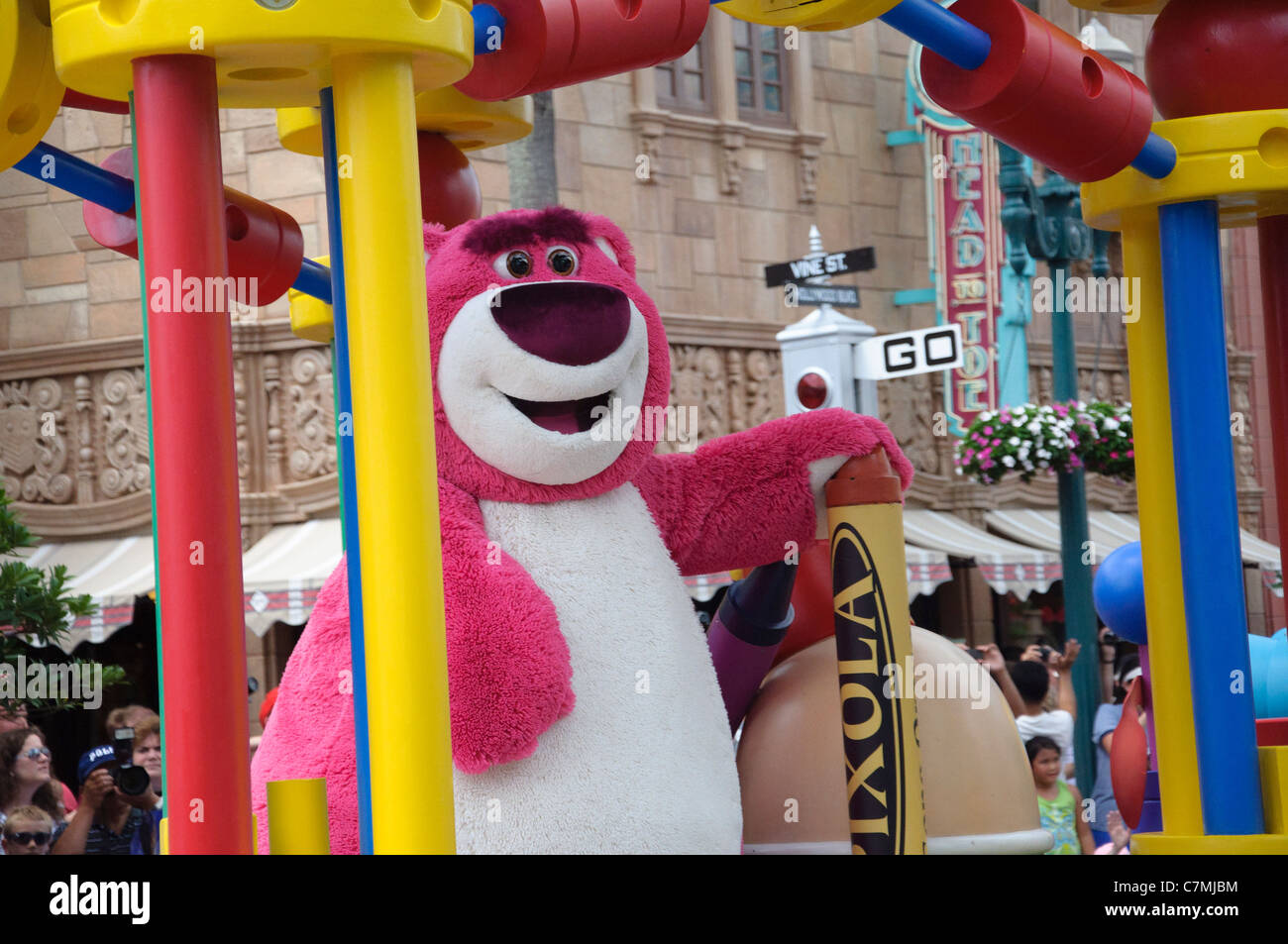 Lots-o’-Huggin’ bear in the disney's countdown to fun parade in walt ...