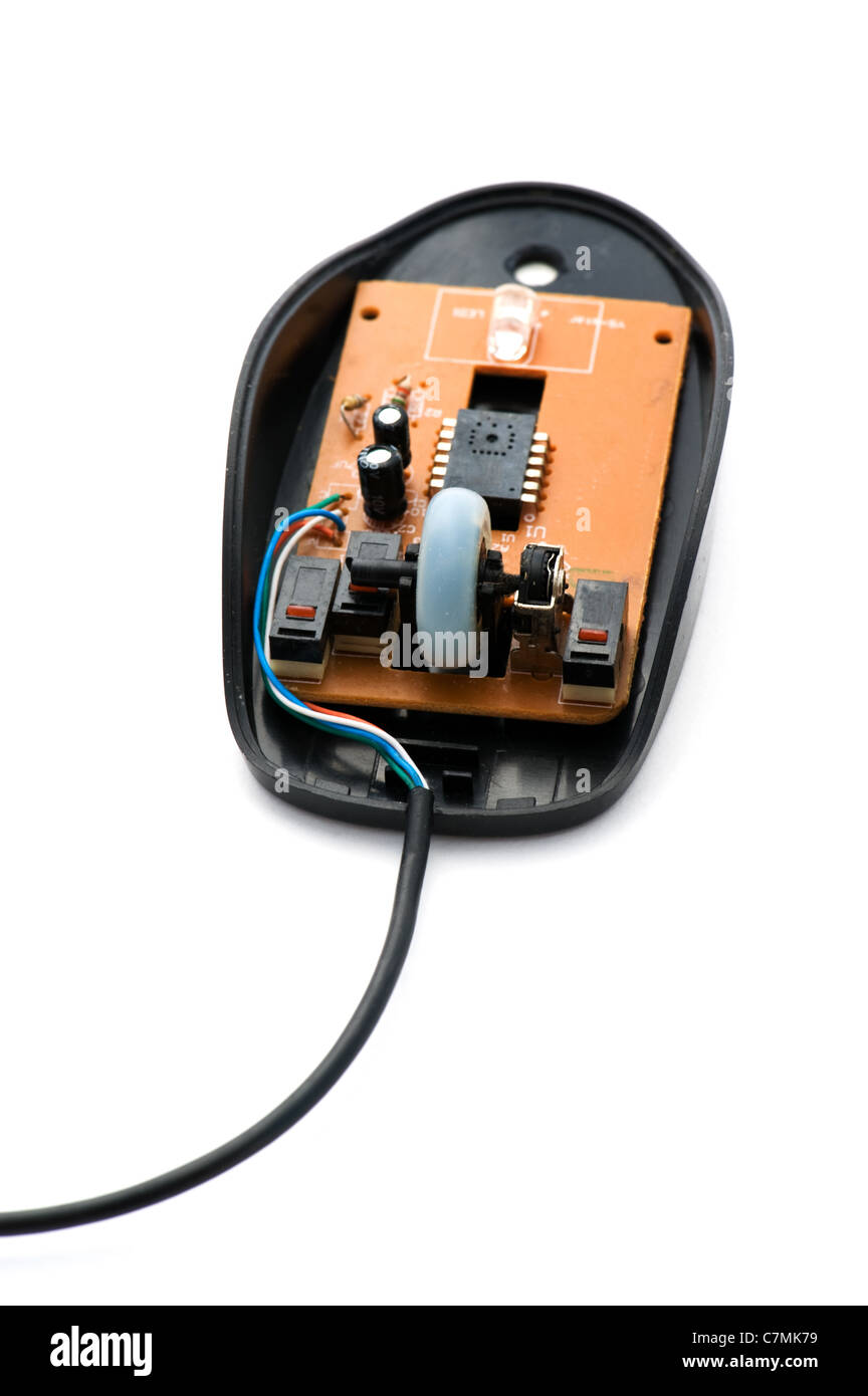 object on white - Computer Mouse close up Stock Photo - Alamy