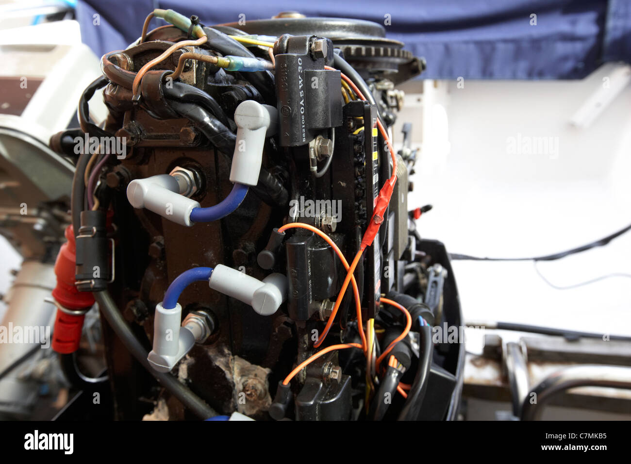 Old outboard motor hi-res stock photography and images - Alamy