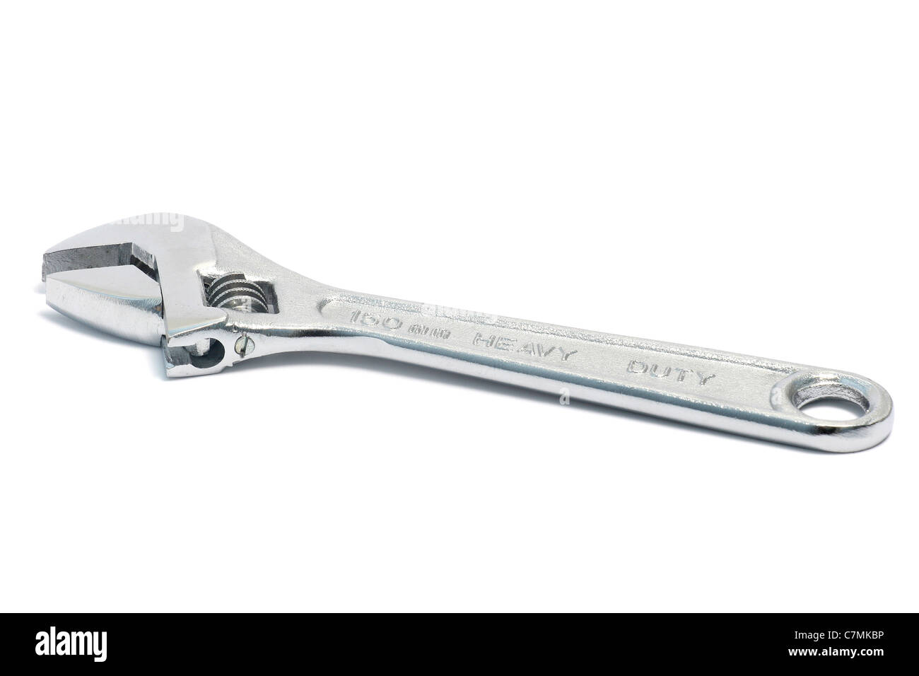 Isolated wrench on a white background Stock Photo - Alamy