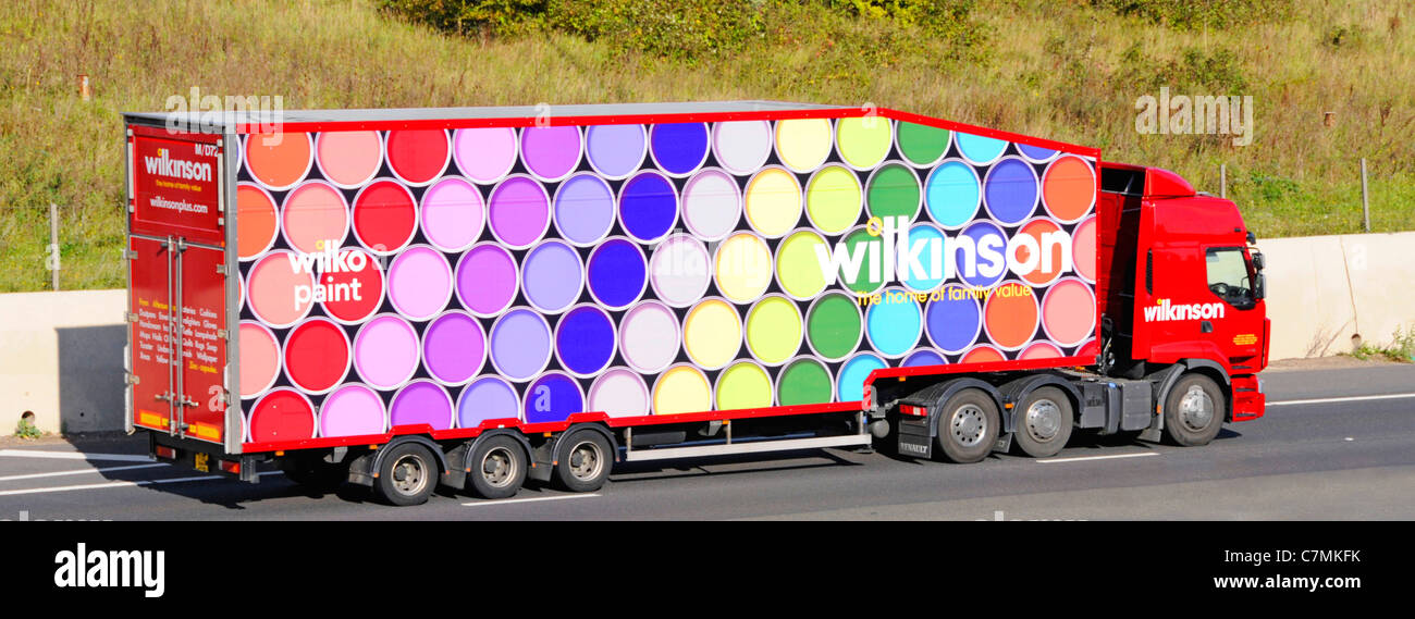 Advertising on side wilkinson articulated hi-res stock photography and ...