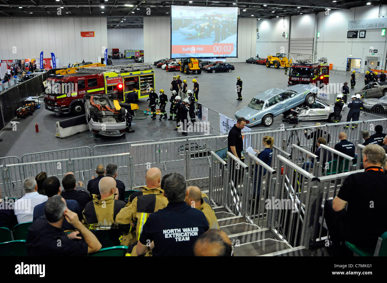 Crash fire rescue hi-res stock photography and images - Alamy