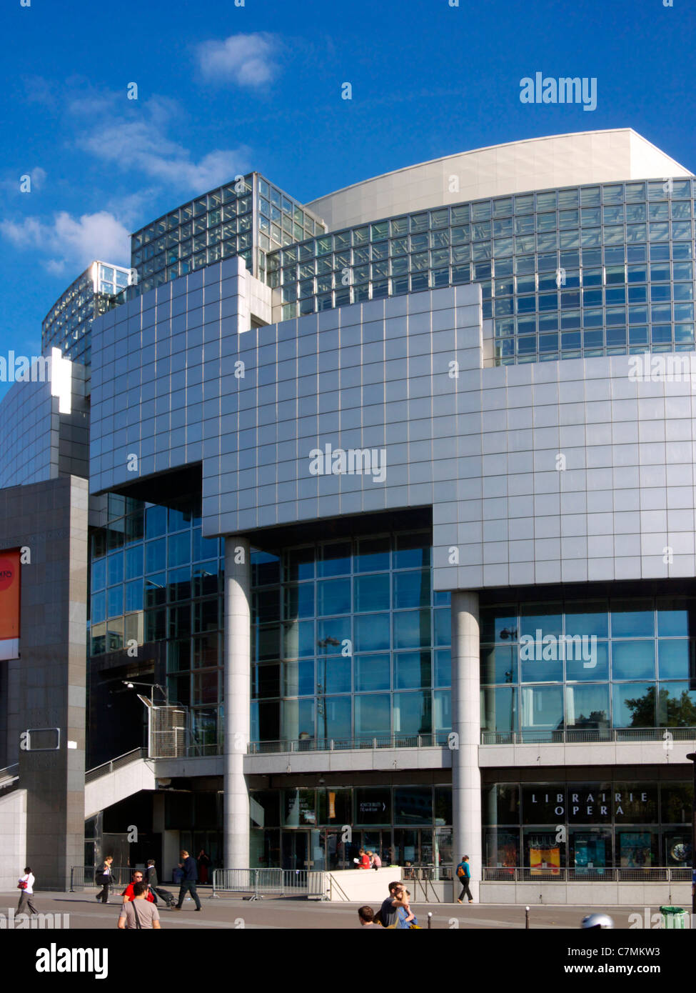 Bastille Opera House, detail Stock Photo - Alamy