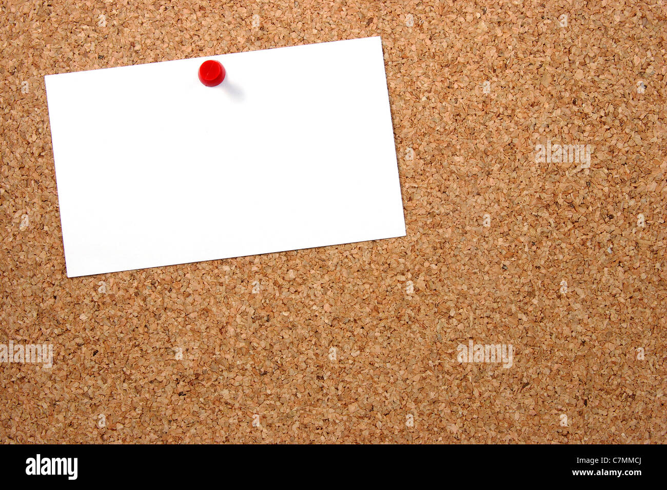 Empty white paper on a board to use as background for a message Stock ...