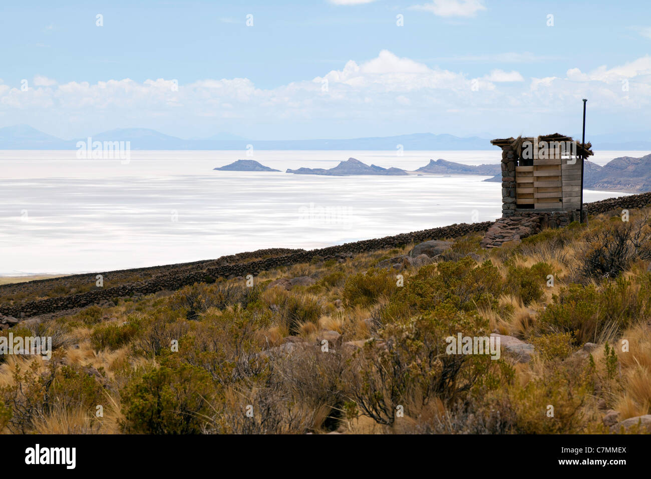 Toilet above the village of Coqueza, Bolivia Stock Photo - Alamy