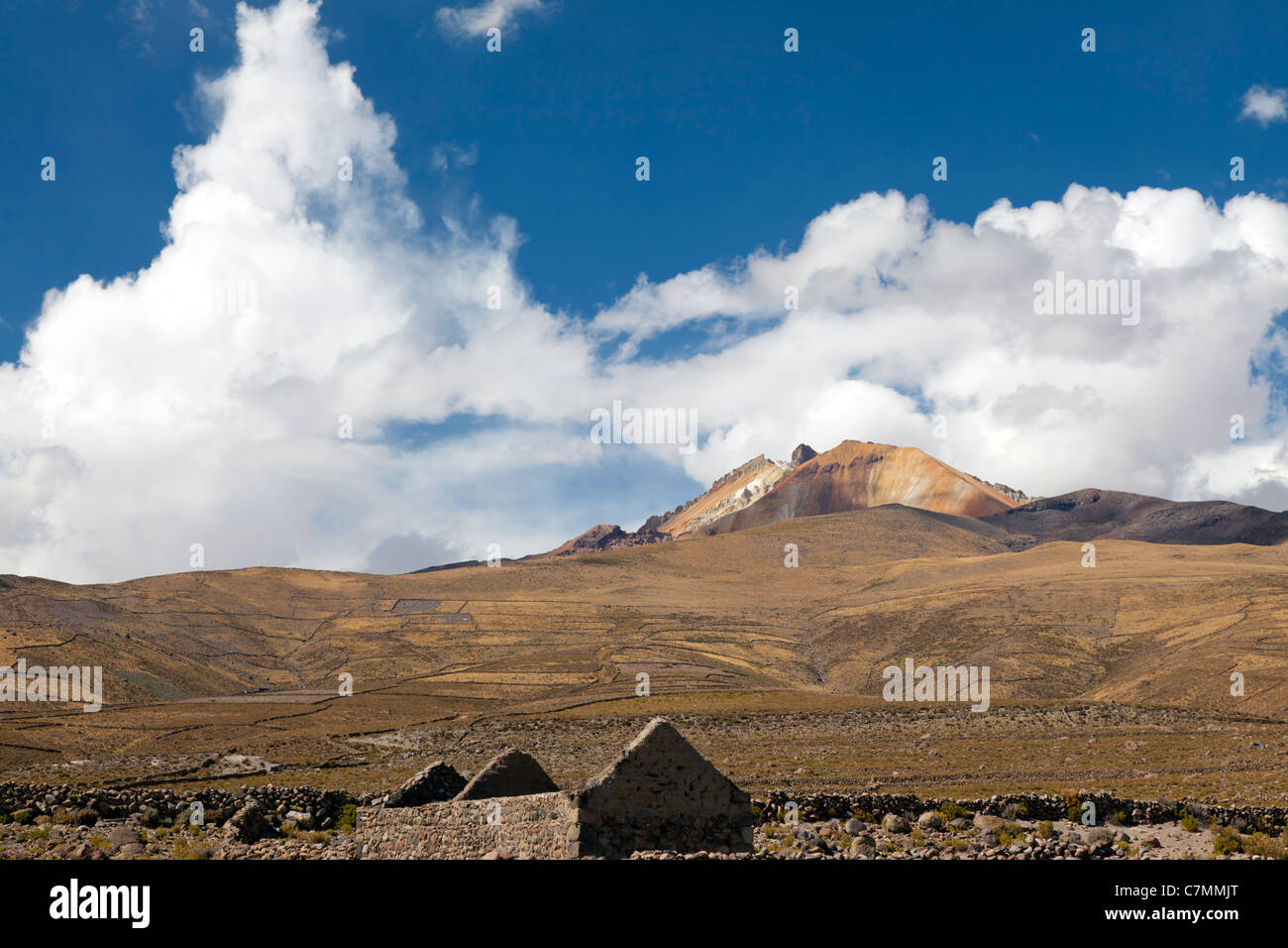 Tunupa volcano, near Coqueza, Bolivia Stock Photo - Alamy