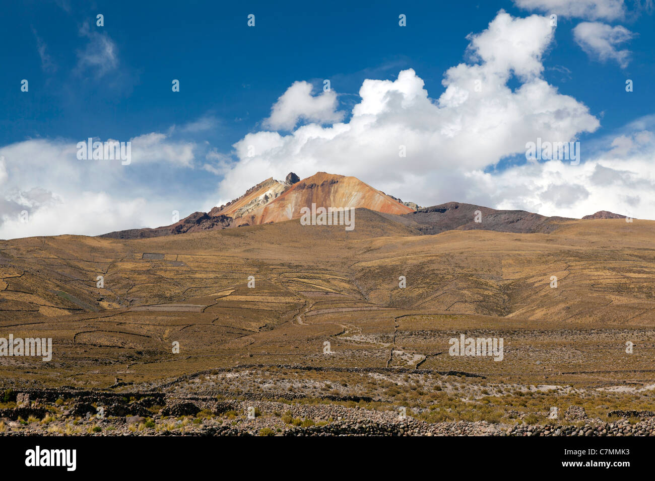 Tunupa volcano, near Coqueza, Bolivia Stock Photo - Alamy