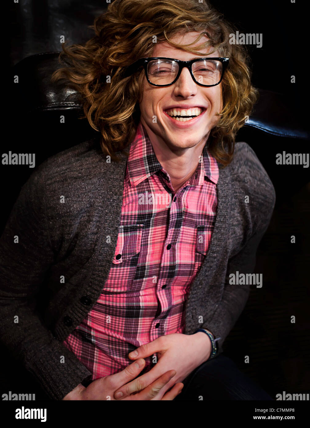 Giggle laugh laughing teeth hi-res stock photography and images - Alamy