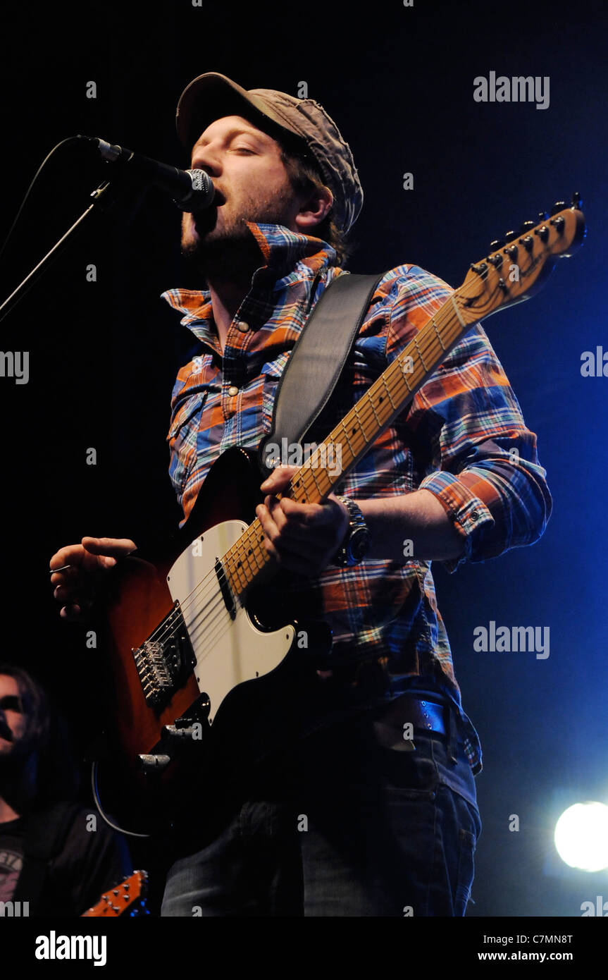 X Factor winner Matt Cardle performing at the Clickimin Centre Shetland ...